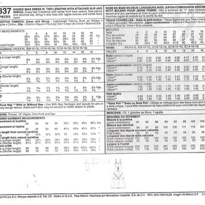 Butterick B4508-dress or 5848-pajamas Mccall's M5752-dress or 3258 ...