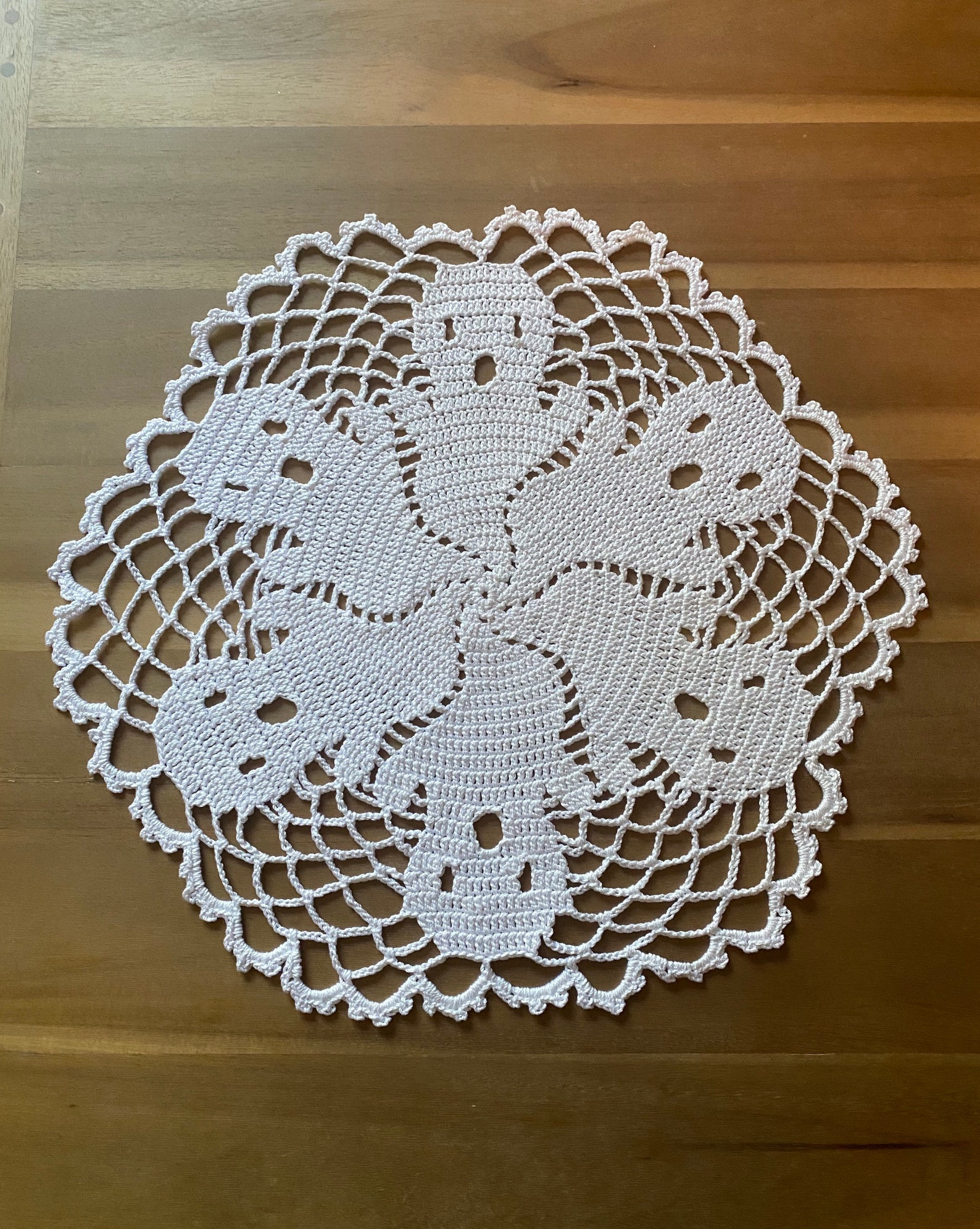 Ghost Lace Doily Halloween Spooky Home Decor Crochet - Etsy
