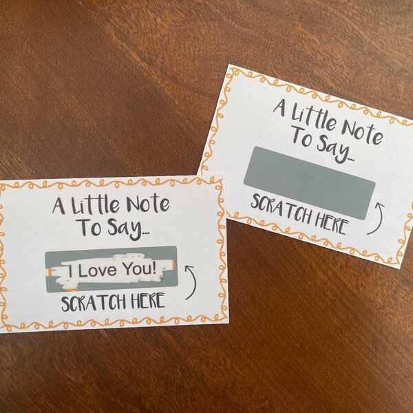 Scratch to Reveal - Etsy UK