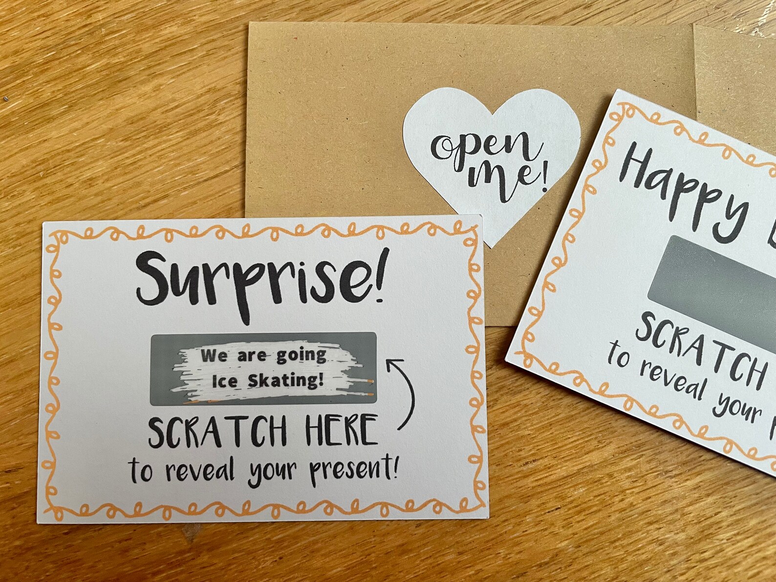 Personalised Birthday Card Scratch off Reveal Card - Etsy UK