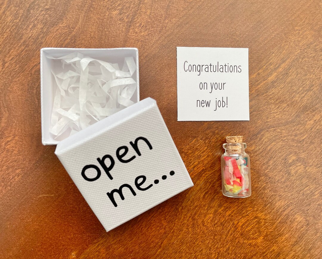 Congratulations Gift, New Job, Celebration Gift, Proud of You, Well ...