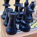 Chess Set by Jaques of London C1970 2 3/4 Inch King - Etsy