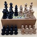 Chess Set by Jaques of London C1970 2 3/4 Inch King - Etsy
