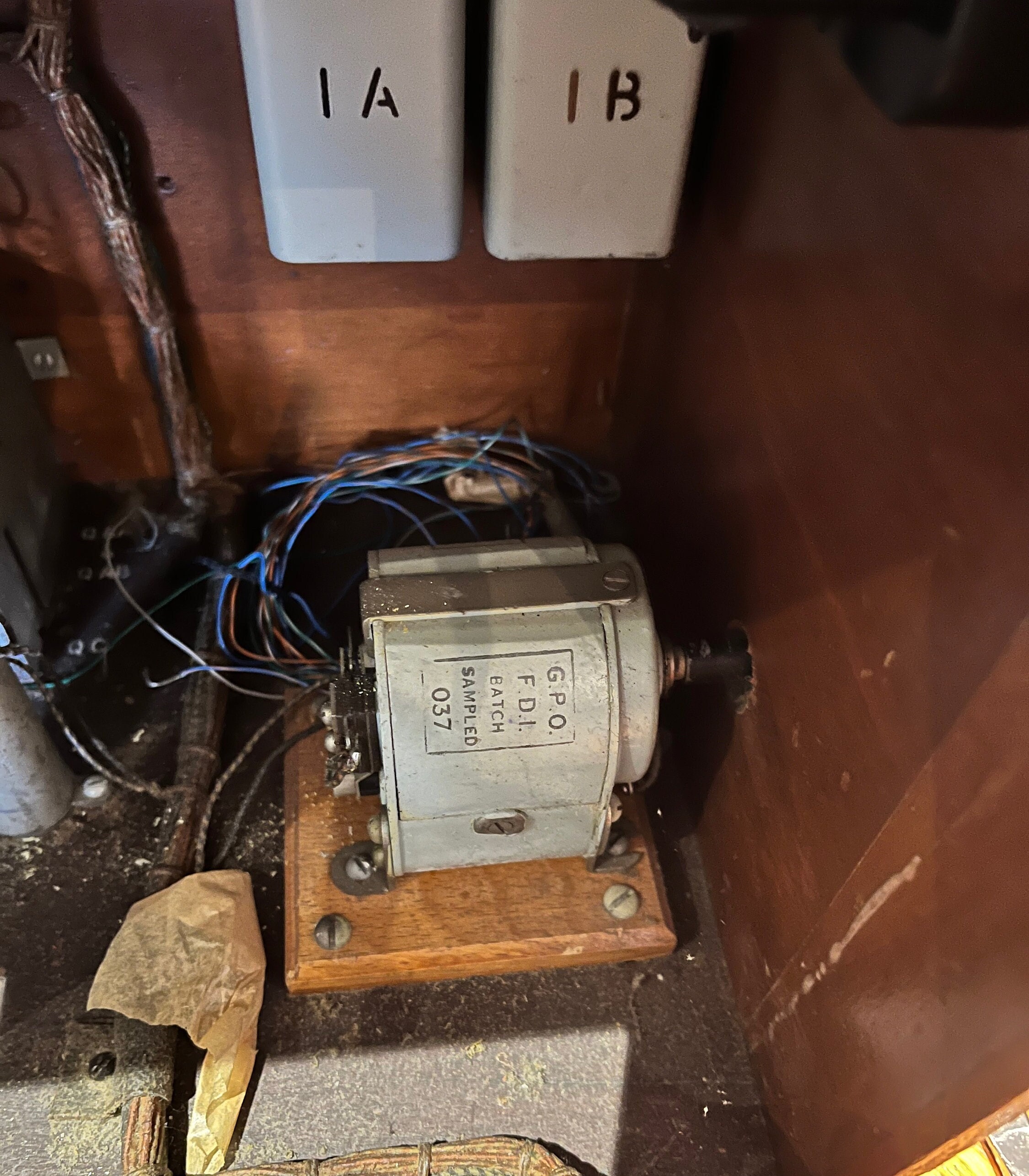Pre-war Telephone Switchboard Complete With Bakelite Telephone -C1920 ...