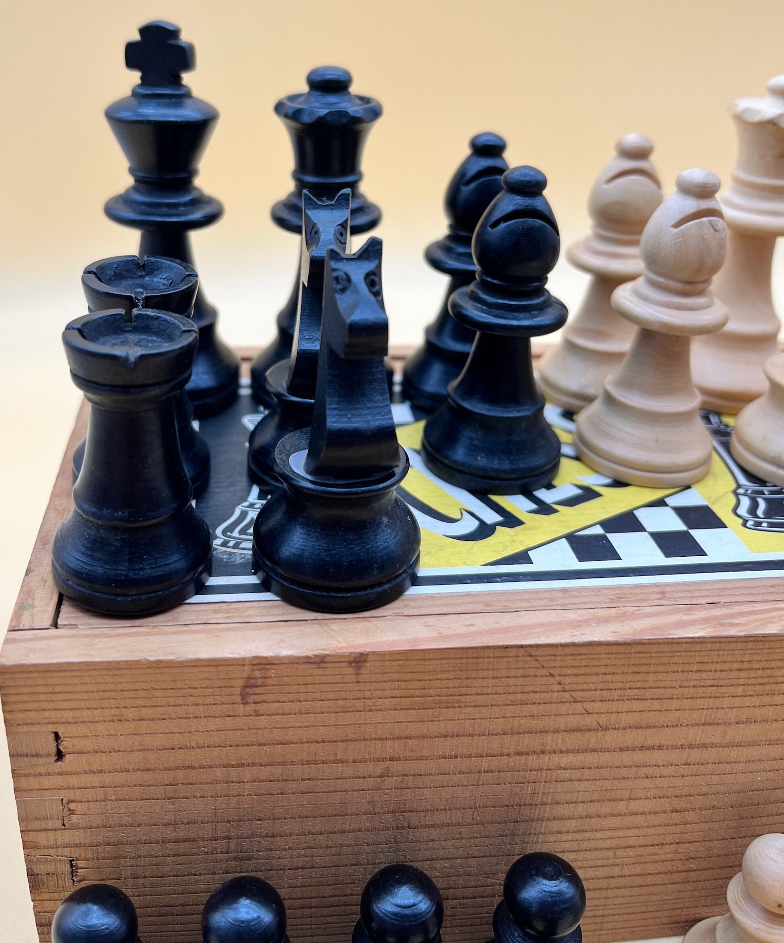 Chess Set by Jaques of London C1970 2 3/4 Inch King - Etsy