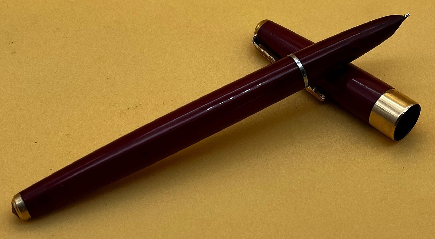 1970's Parker 17 Fountain Pen-red - Etsy
