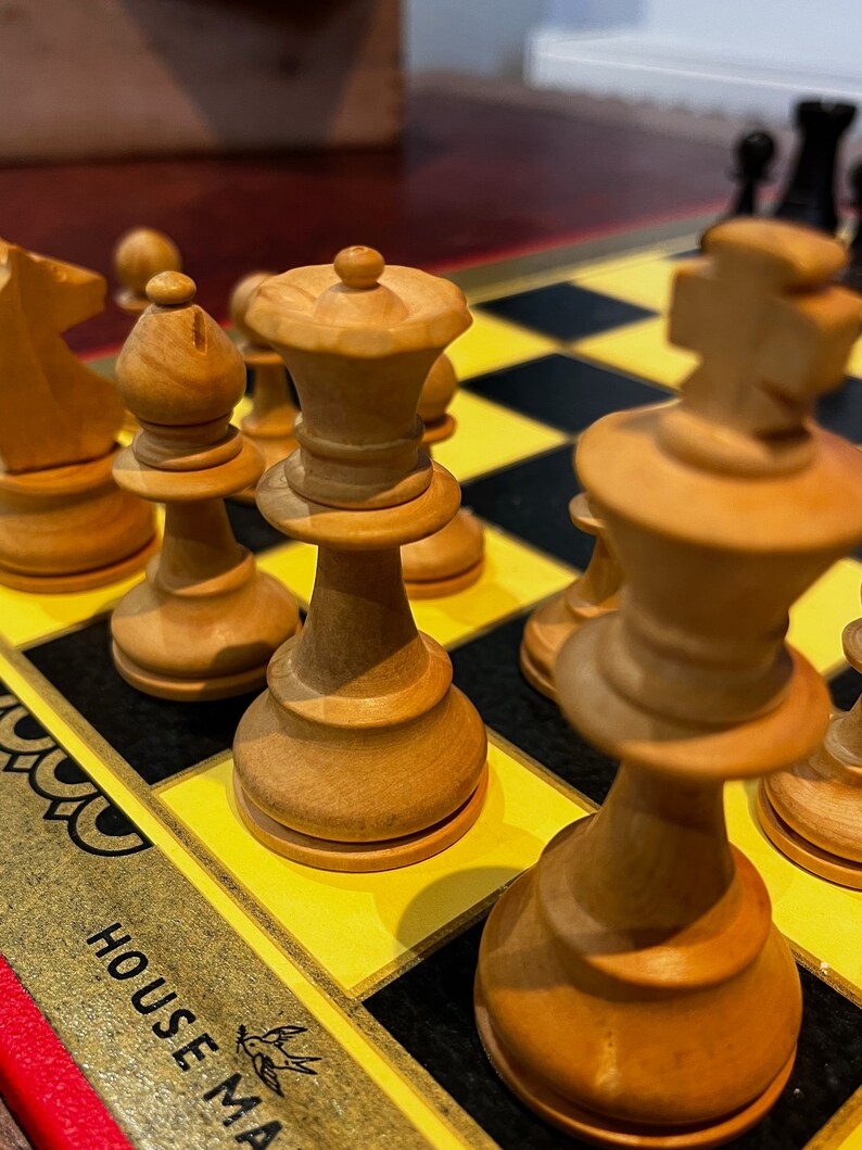 Grand Master Chess Set C1970-boxwood - Etsy