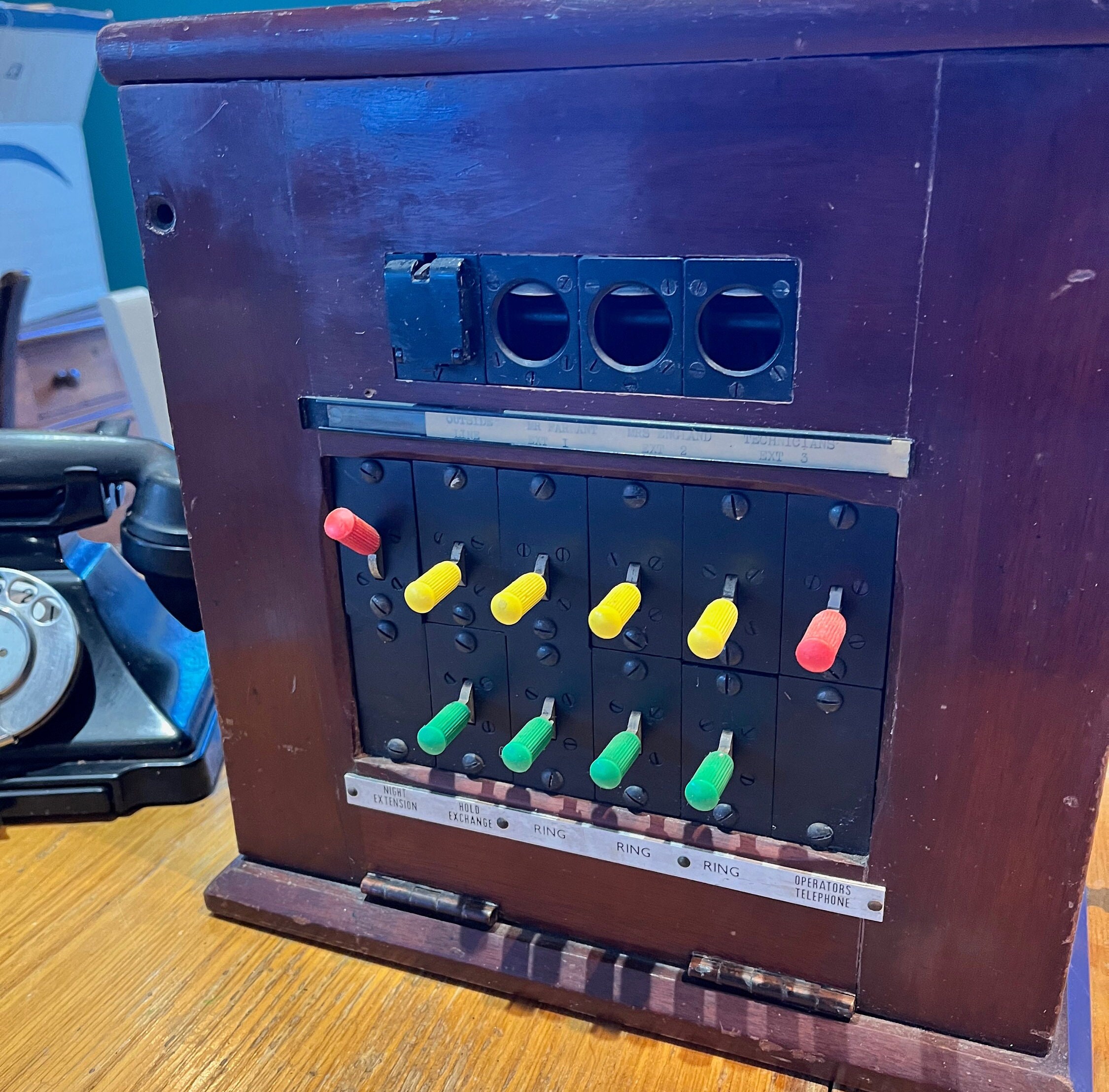 Pre-war Telephone Switchboard Complete With Bakelite Telephone C1920/30 ...