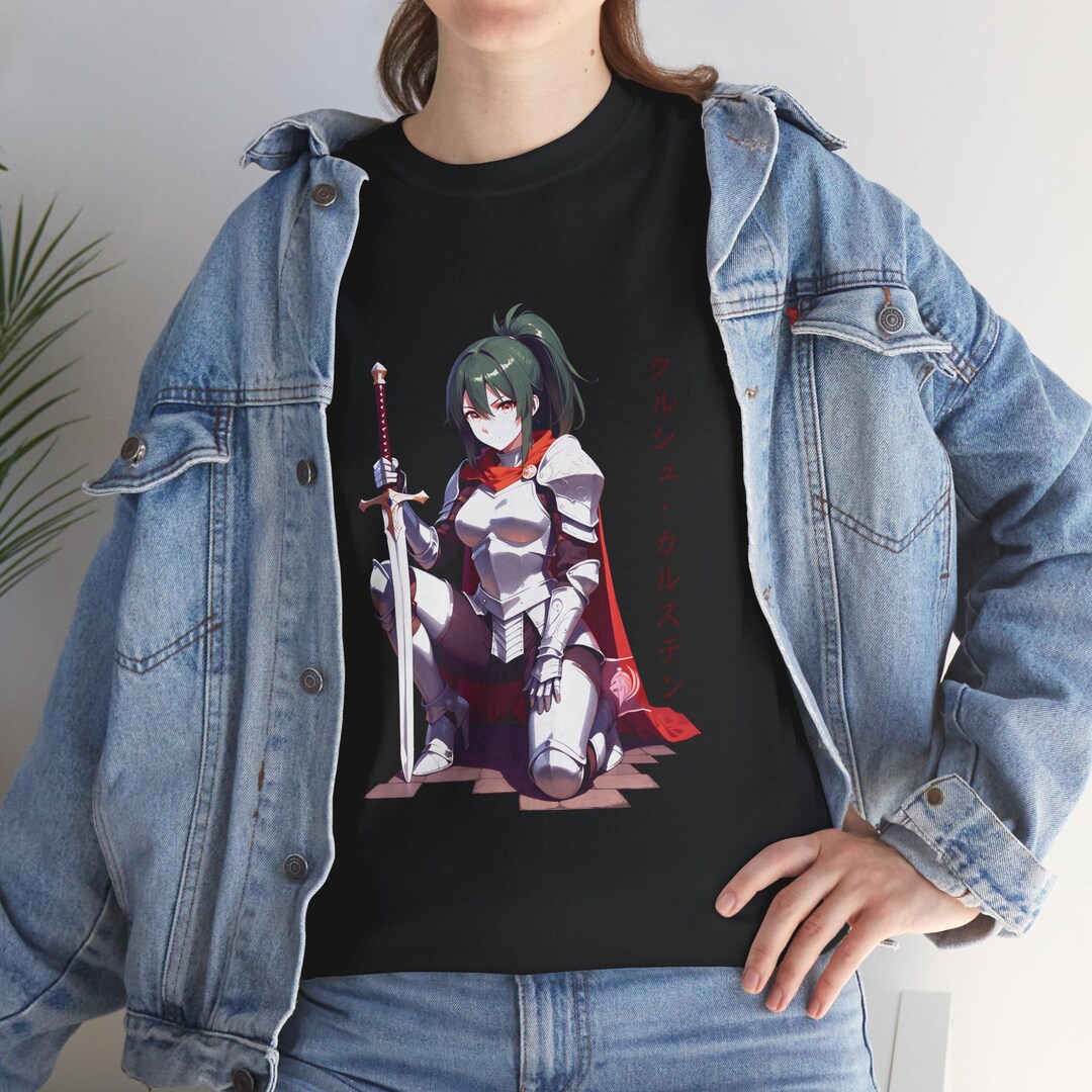 Crusch Karsten Re:zero Fantasy Knight Unisex Heavy Cotton Tee Casual ...