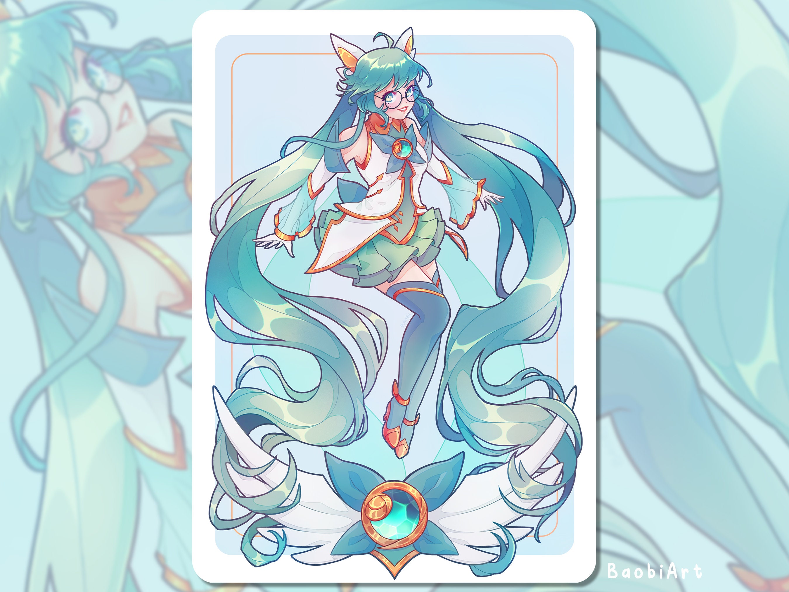 League of Legends | Star Guardian Sona | Art Poster Print A5 A4 - Etsy