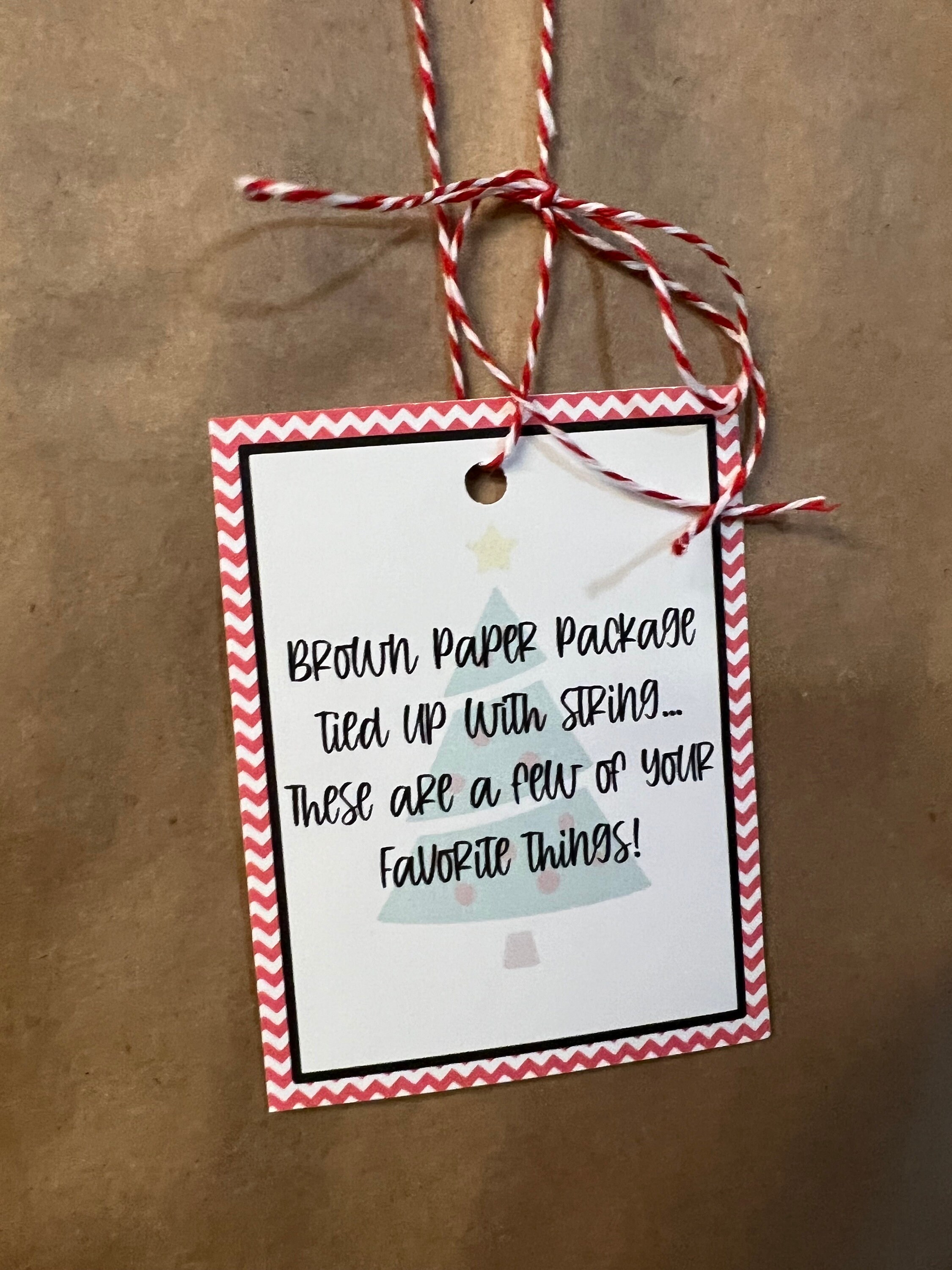 Favorite Things Gift Tag Printable - Etsy