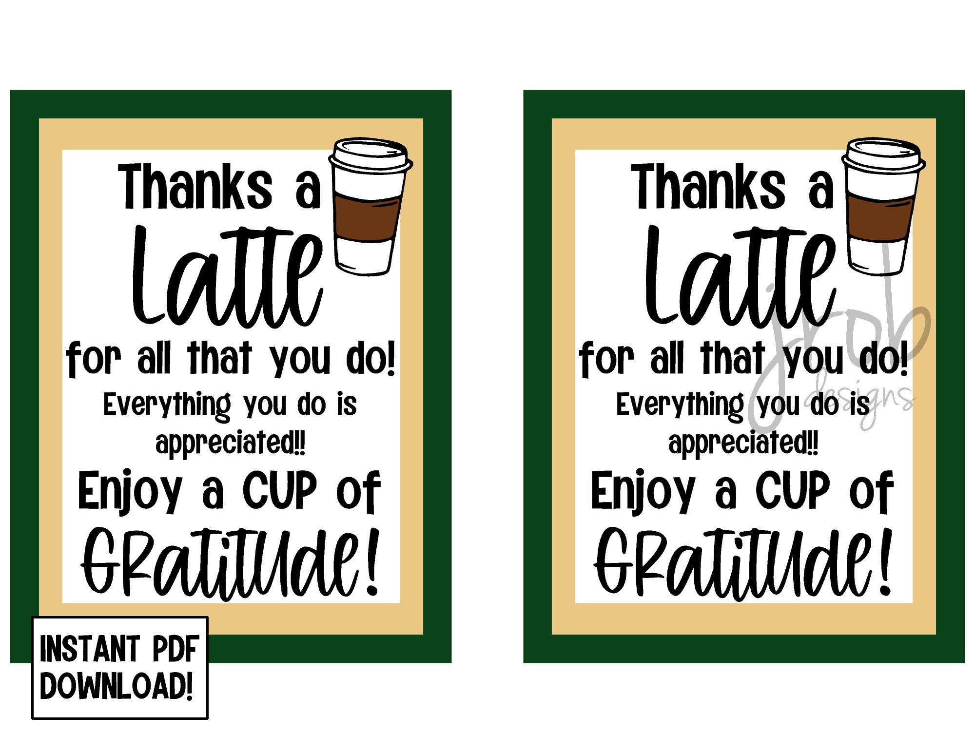 Coffee Appreciation Printable - Etsy