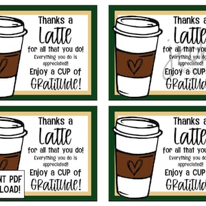 Coffee Appreciation Printable - Etsy