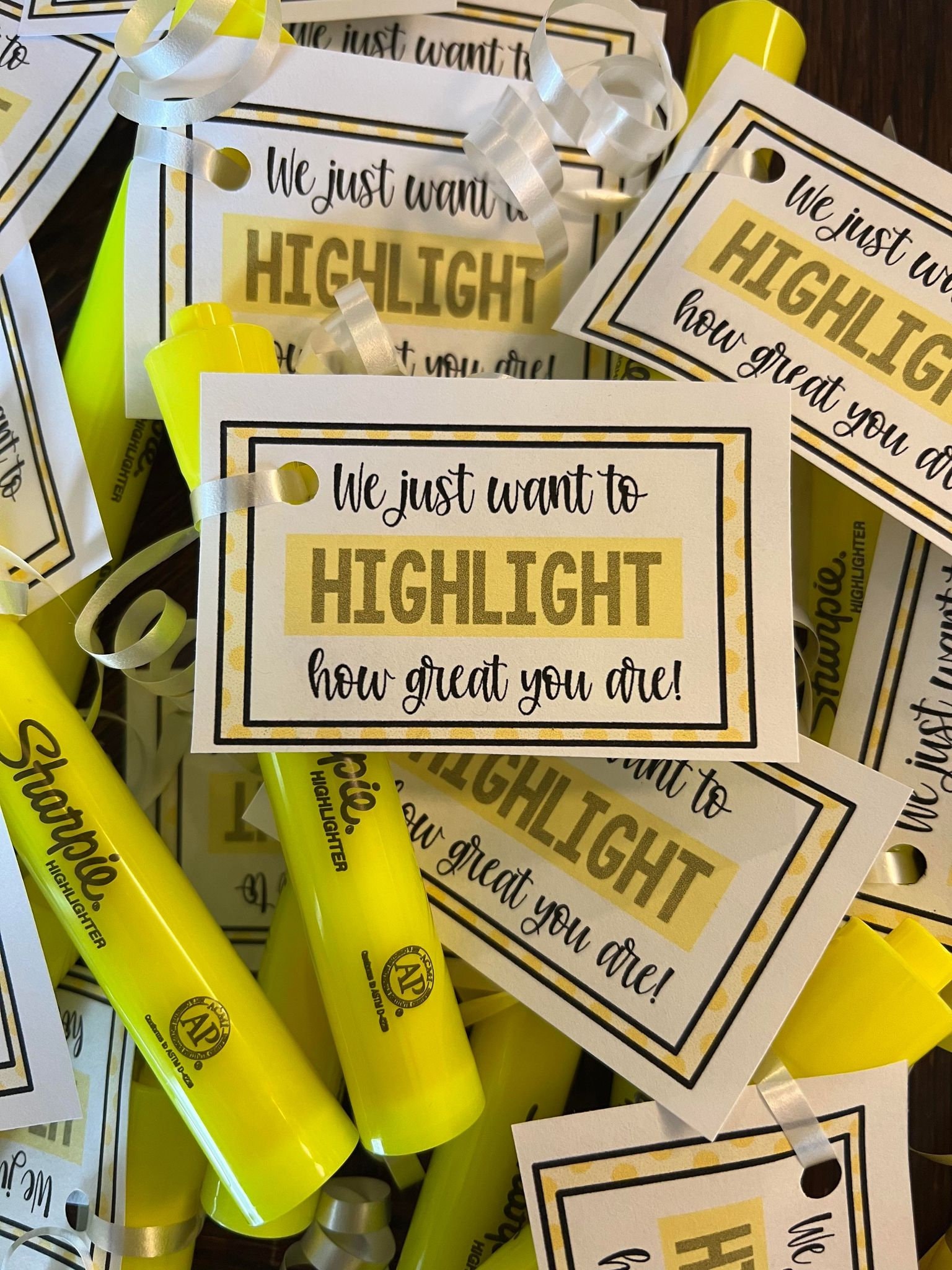 Highlighter Appreciation Printable - Etsy