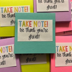 Note Appreciation Printable - Etsy