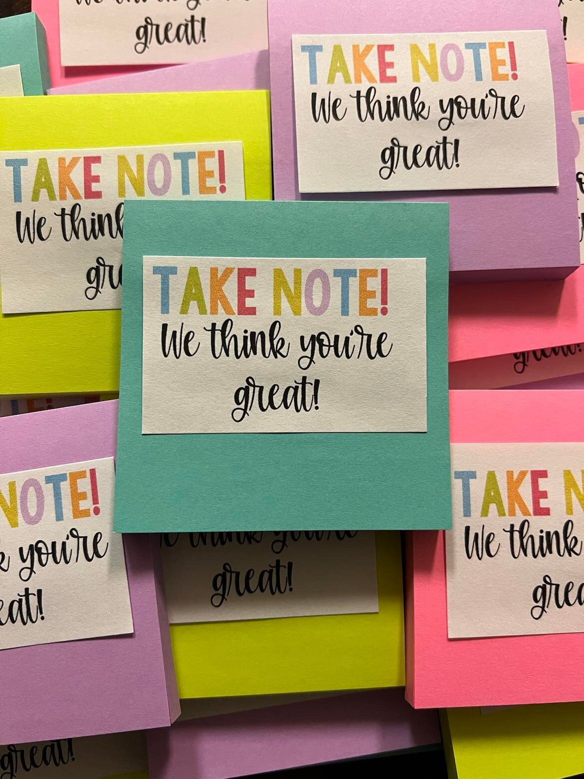 Note Appreciation Printable - Etsy