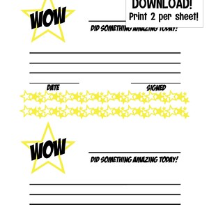 Shining Star Printable - Etsy