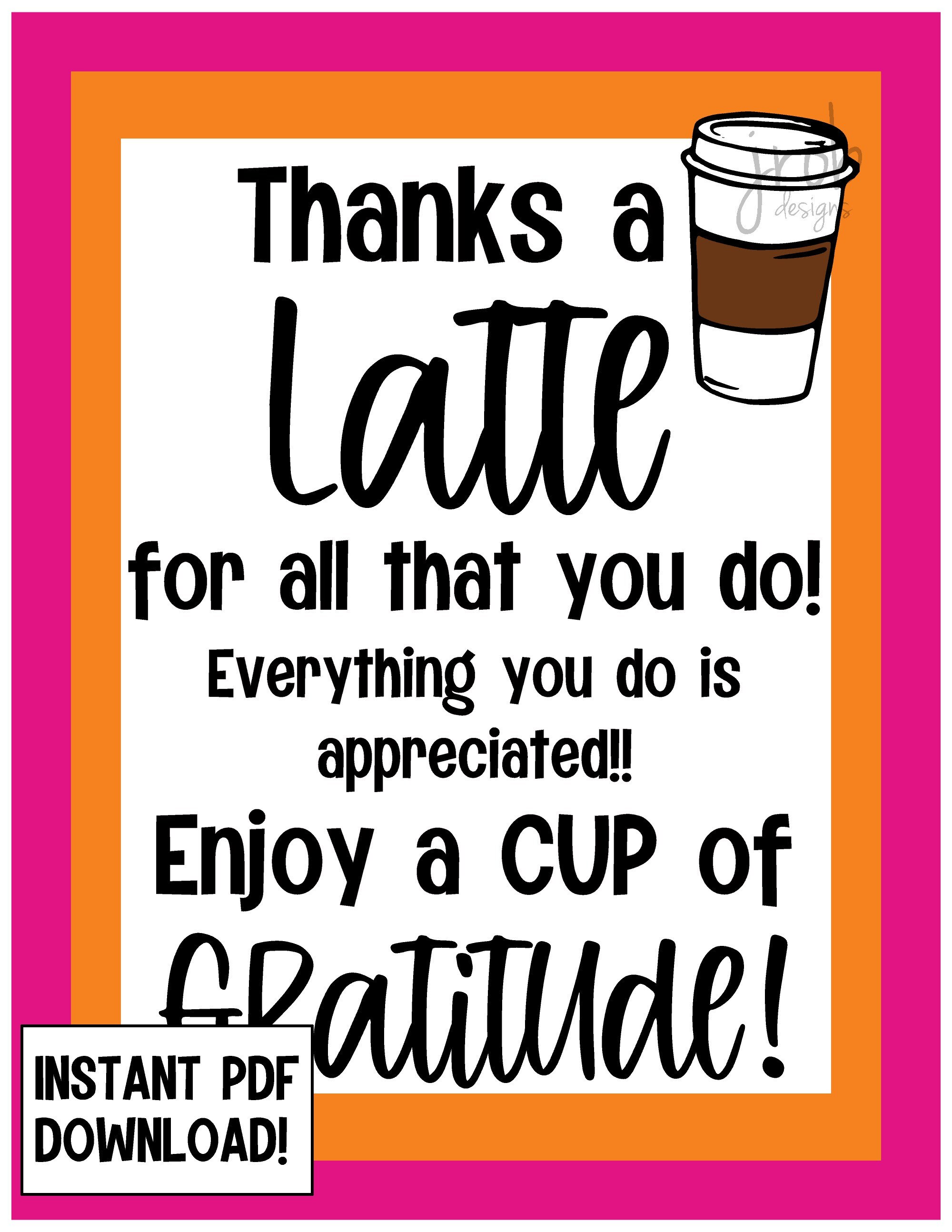 Coffee Appreciation Printable - Etsy