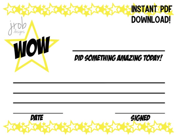 Shining Star Printable - Etsy