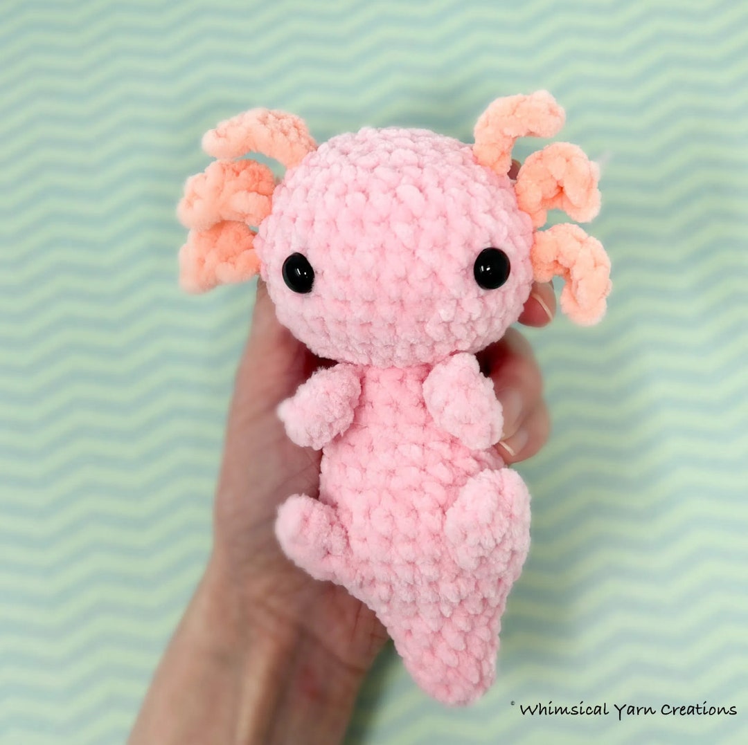 Baby Axolotl Häkelanleitung Anleitung Häkelanleitung Axolotl - Etsy.de