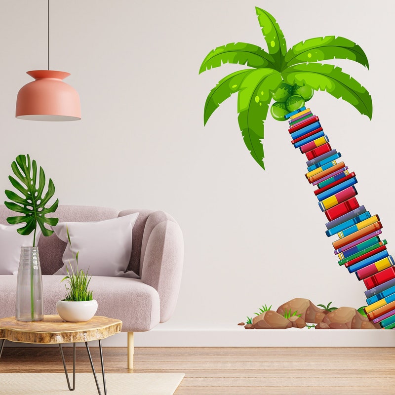 Book Wall Decal - Etsy