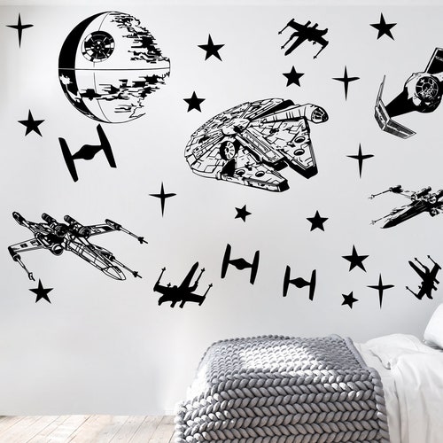 Star Wars Wall Decor Star Wars Wall Decal Star Wars Wall - Etsy