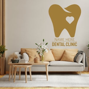 Dental Wall Decor, Dental Clinic Wall Decal, Dental Stickers, Dental ...