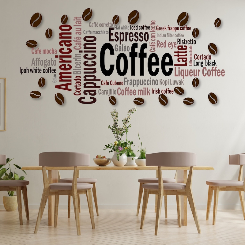 Coffee Vinyl Stickers - Etsy