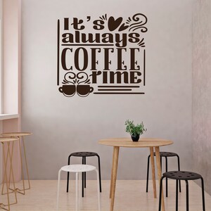 Coffee Wall Decal Coffee Window Sticker Decals for Coffee Shop SG 1171 ...