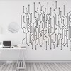 Circuit Board Binary Code Wall Decal, Technology Vinyl Wall Art Decals ...