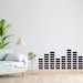 Music Equalizer Wall Decal Sound Wave Wall Sticker Music Wall Decor ...