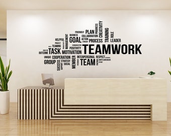 Office wall decal | Etsy