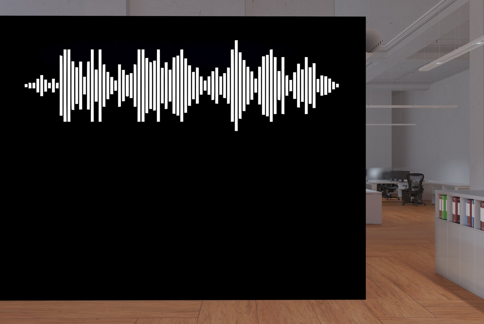 Audio Wave Wall Decal Sound Wave Wall Sticker Music Wall Decor - Etsy