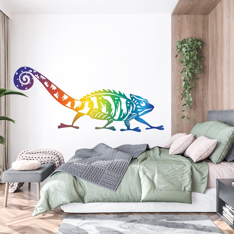 Chameleon Art - Etsy
