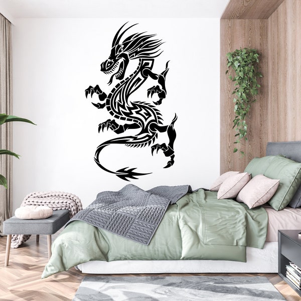 Wall Decal Dragon - Etsy