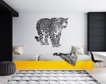 Leopard Wall Decal - Etsy