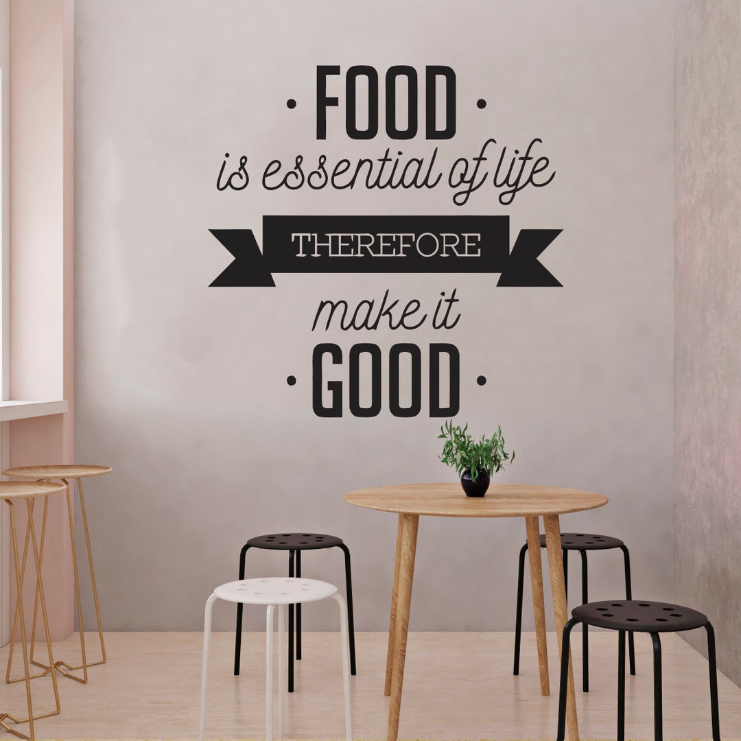 Wall Decal for Restaurant Food Wall Decal Restaurant Decoration SG 1613 ...