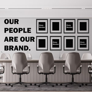 Our People Are Our Brand, Employee Photo Place for Office, Company Team ...