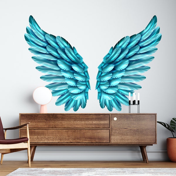 Angel Wings Wall Decal - Etsy