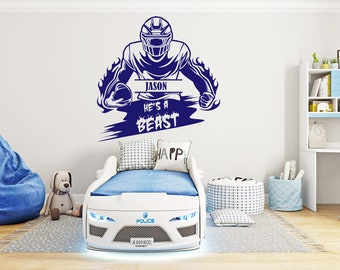 Hes a Beast Football Svg - Etsy