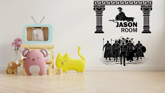 Spartan Warriors Wall Decor Spartan Wall Decal Personalized - Etsy