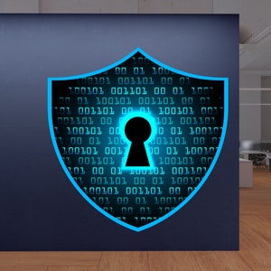 Circuit Board Binary Code Wall Decal, Technology Vinyl Wall Art Decals ...