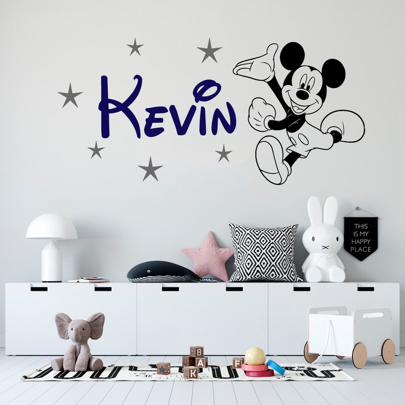 Mickey Mouse Decal - Etsy