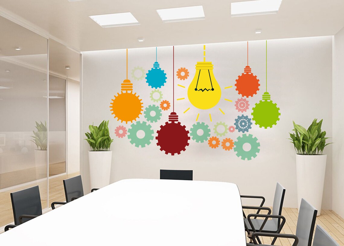 Idea Office Wall Decal Office Wall Decal Office Wall Decor | Etsy