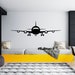 Airplane Wall Decal Aircraft Wall Sticker Airplane Wall Decor - Etsy