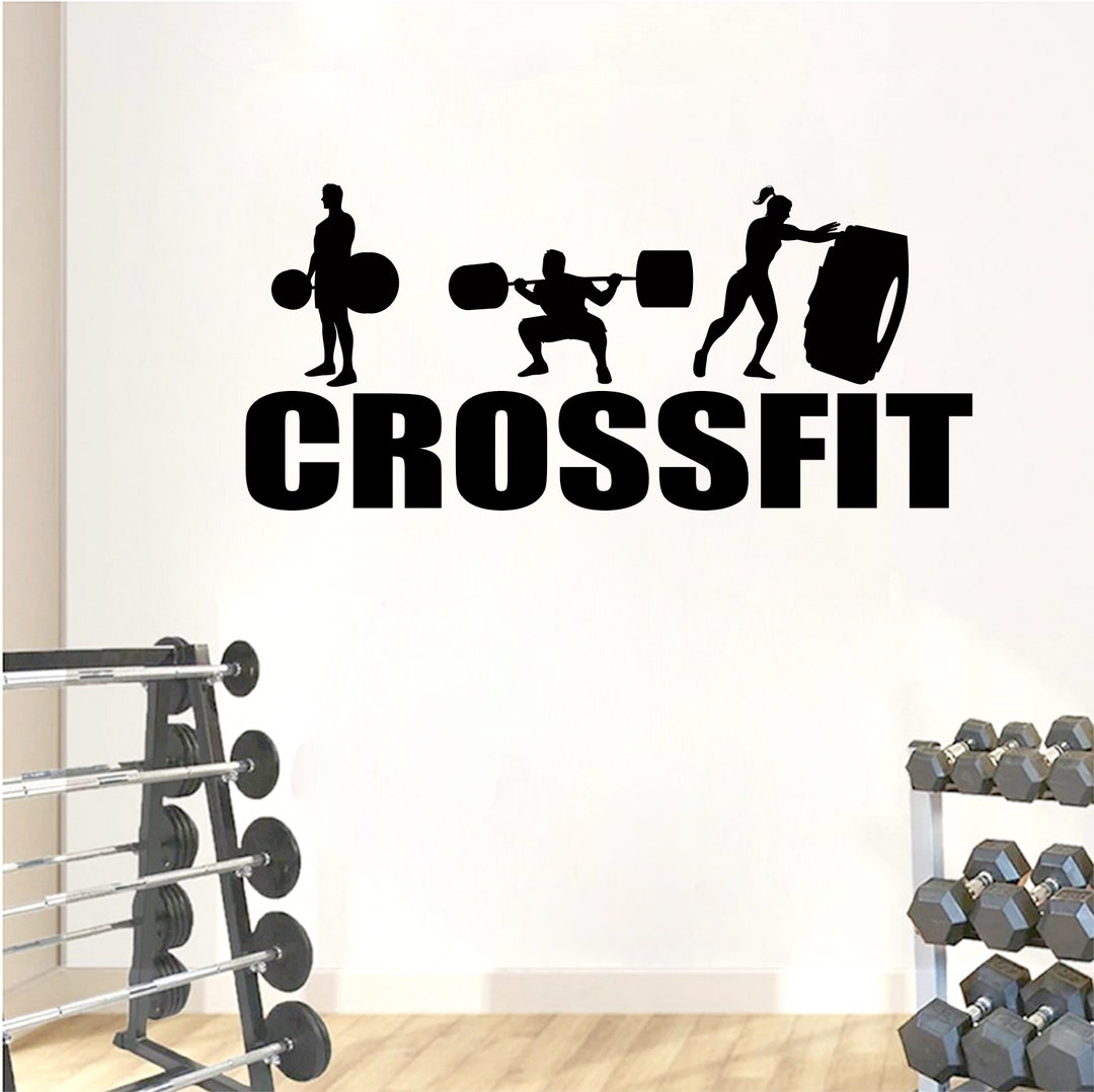 Fitness Wall Decal Workout Wall Decal Gym Wall Decor - Etsy