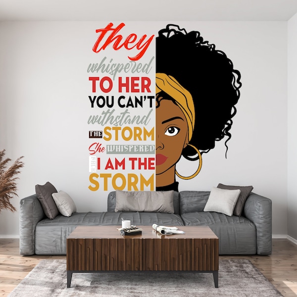 Black Girl Decal - Etsy