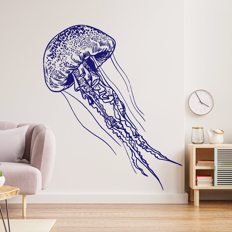Jellyfish Wall Decal - Etsy