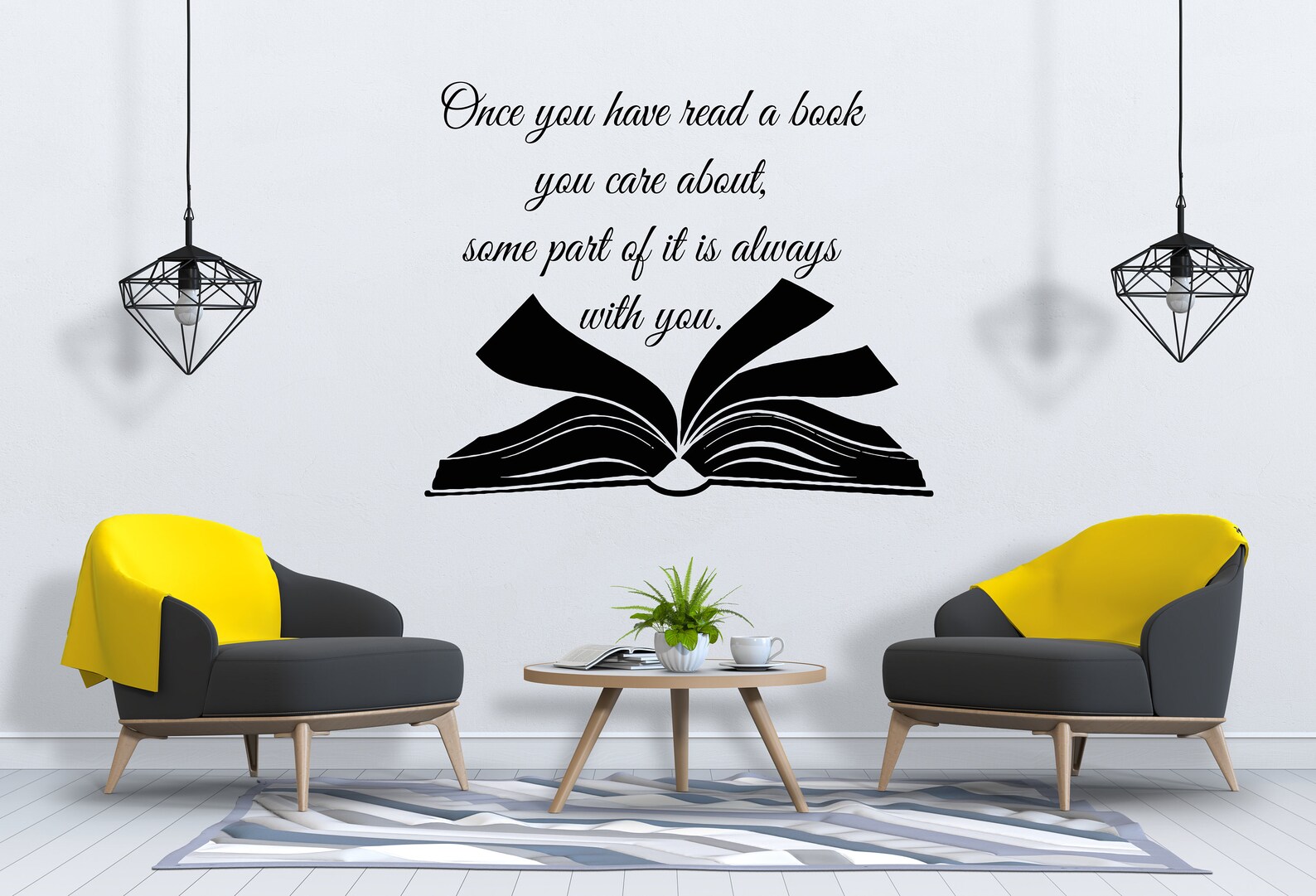 Books Wall Decal Reading Wall Decal Library Wall Decal Book - Etsy