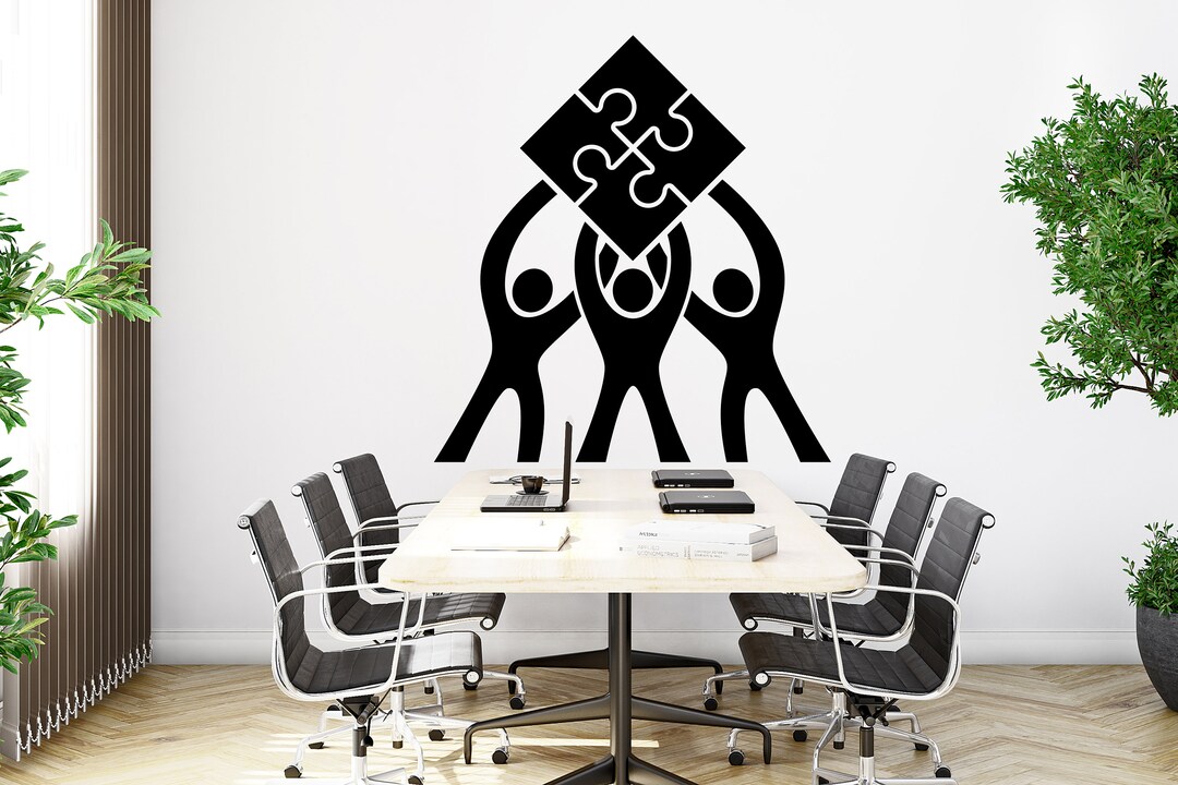 Teamwork Wall Decal, Office Wall Decal, Office Wall Decor, Office ...